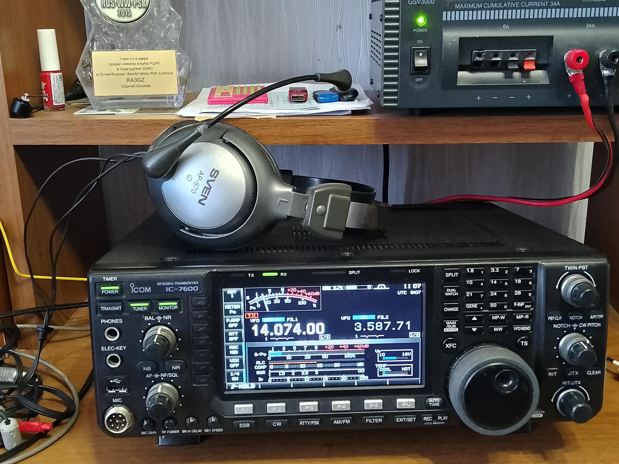 Купить КВ трансивер Icom IC-7600 и аксессуары к нему в интернете на QRZ.RU